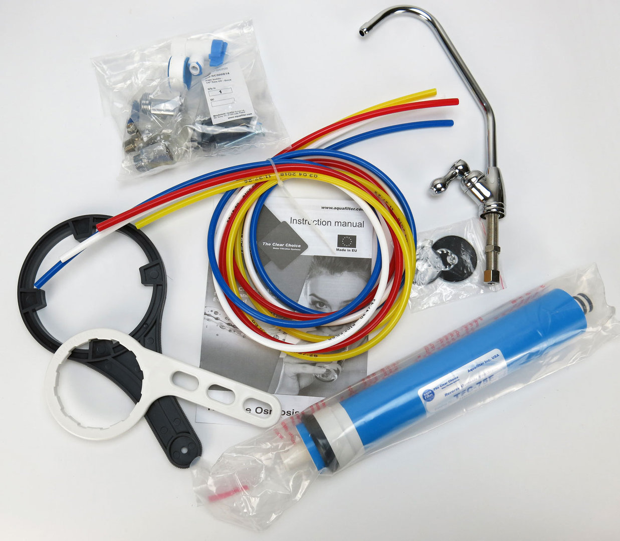 Trinkwasserladen Wasserfilter - Umkehrosmose Anlage 5 Stufen m. Permeatpumpe